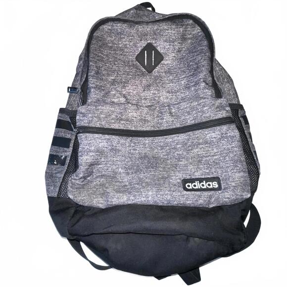 adidas | Bags | Adidas Core Backpack Classic 3 Stripe Tech Friendly ...